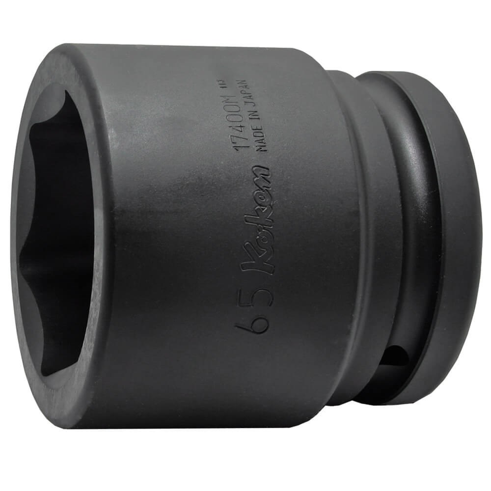 505831 SOCKET 1 1 2 DR 75MM 6P IMPACT KO17400M75 White International