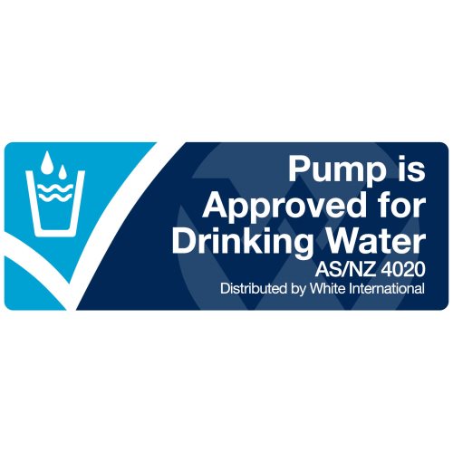 Water Pumps & Pressure Systems Approved for Drinking Water - White ...